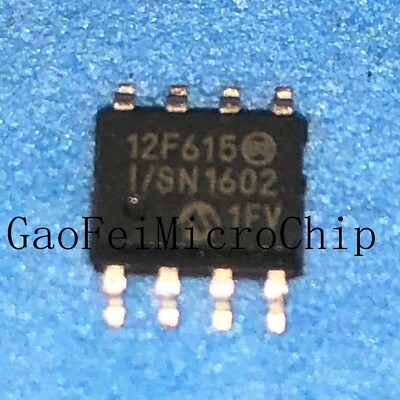 5PCS PIC12F615-I/SN 12F615-I/SN PIC12F615 12F615 PIC12F615-1/SN SOP-8 ...