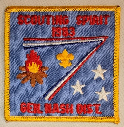Vintage 1983 General Nash District Scouting Spirit Boy Scouts Patch | eBay