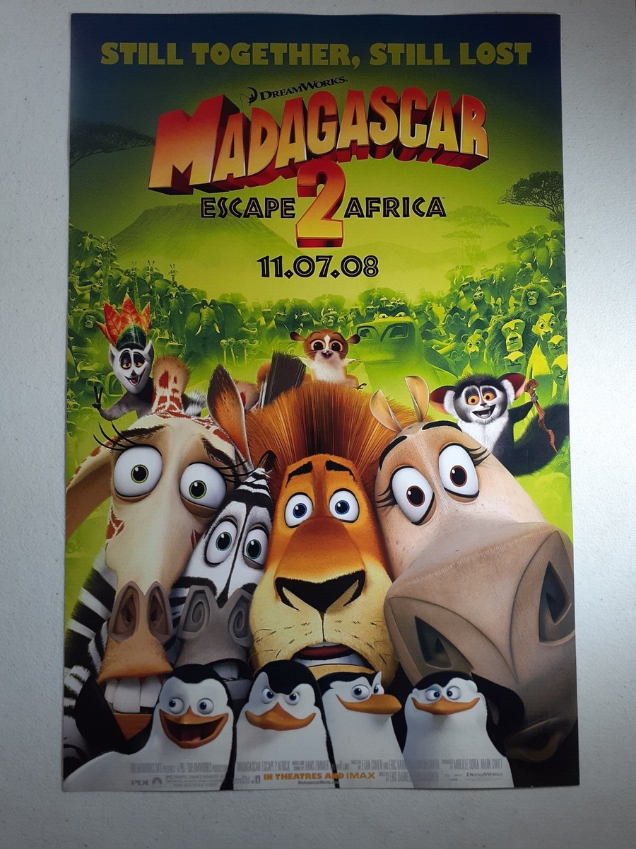 Affiche De Madagascar 2 Les Pingouins De Madagascar Tome 2 Les