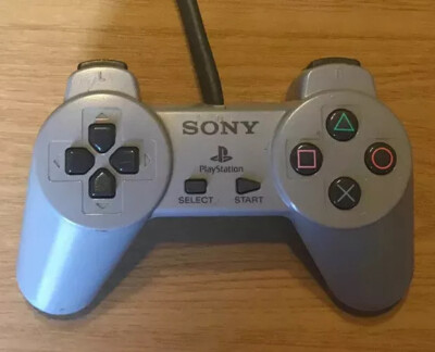 Sony PlayStation 1 Original Gray Wired Controller OEM PS1 SCPH-1080 | eBay