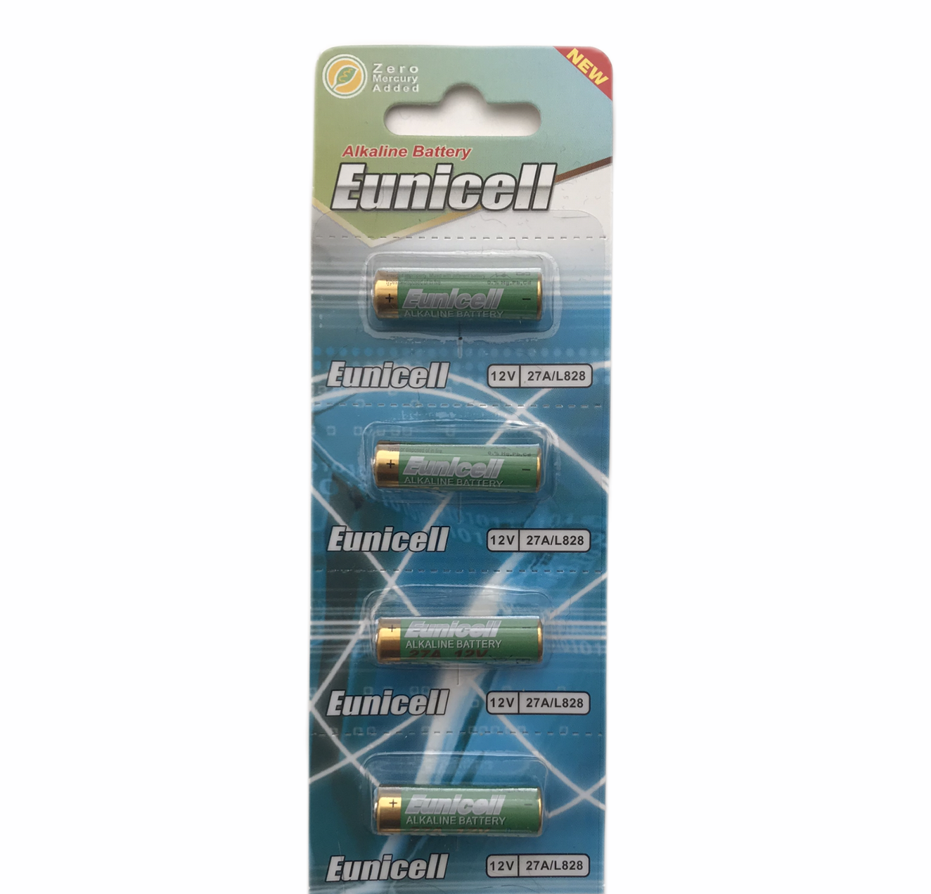 27A Batteries A27 12v MN27 EL812 L828 L828f Alkaline Eunicell Battery ...