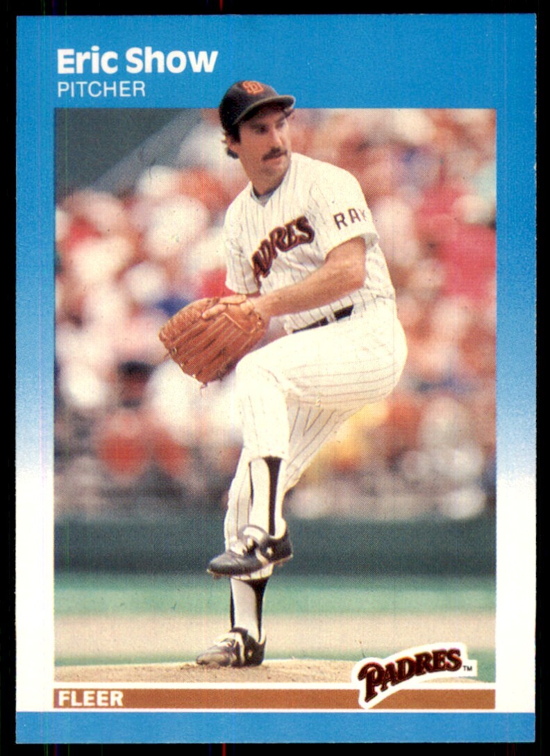 1987 Fleer Eric Show . San Diego Padres #430 | eBay