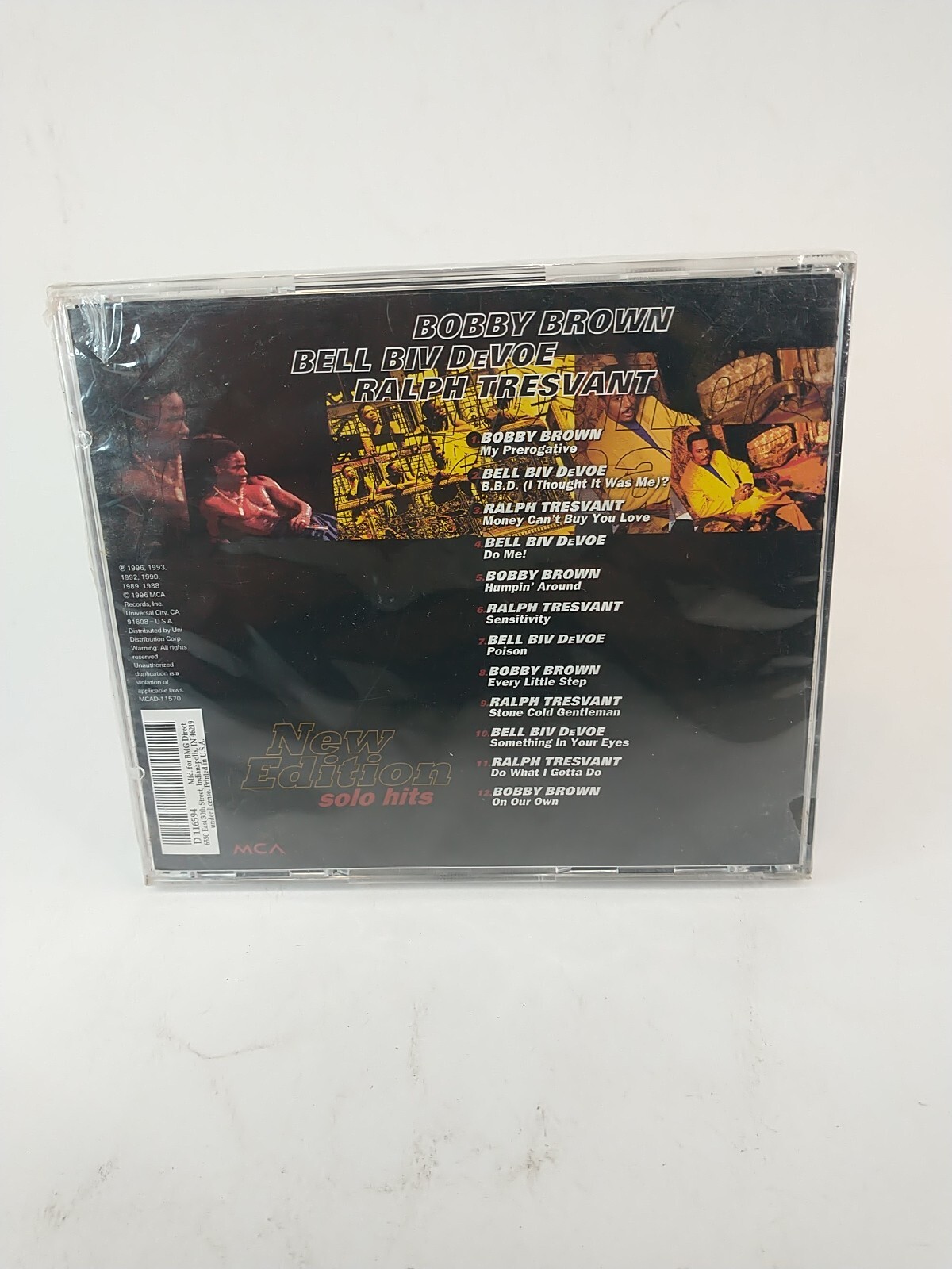 New Edition Solo Hits by New Edition (US) (CD, Dec-1996, MCA) for sale ...