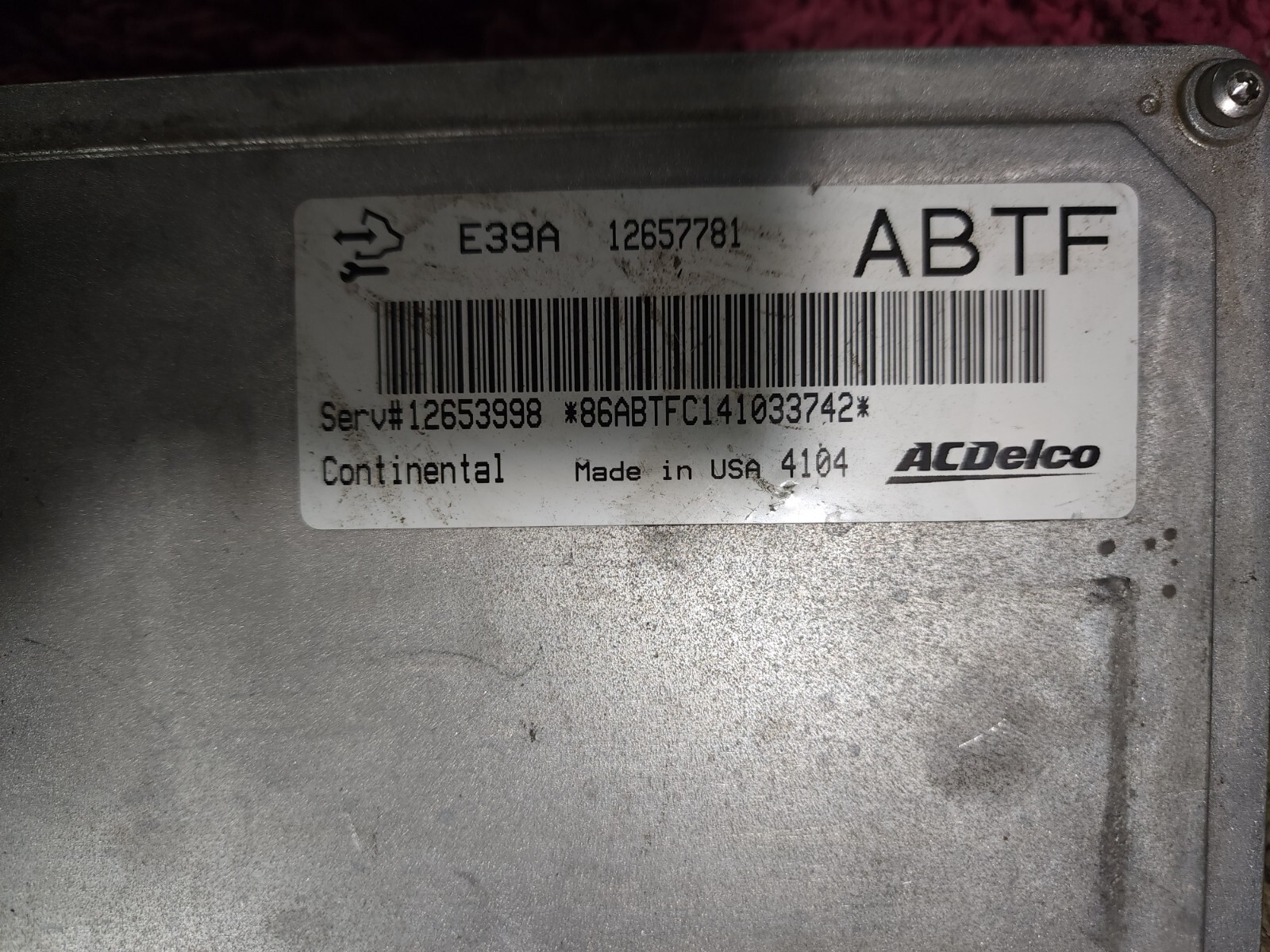 13-15 CHEVROLET CHEVY EQUINOX 2.4L ENGINE COMPUTER MODULE ECU ECM ...