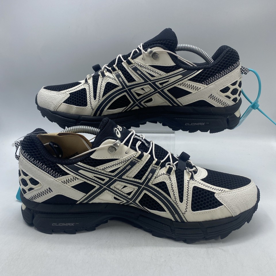 ASICS Gel-Kahana 8 FL Black White Trail Runner 1011B828-001 Mens Size ...