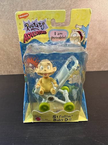VTG 1998 Mattel Nickelodeon Rugrats Adventures Strollin' Baby Dill ...