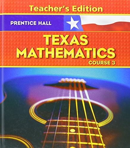 TEXAS MATHEMATICS COURSE 3 TEACHERS EDITION By Mcnemar Mills ...