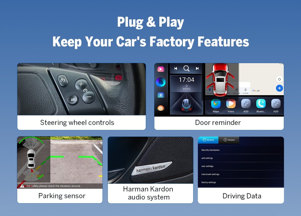 For BMW 3-series E46 M3 1998-2006 9" 6+64GB Android 13 Car Stereo Radio ...