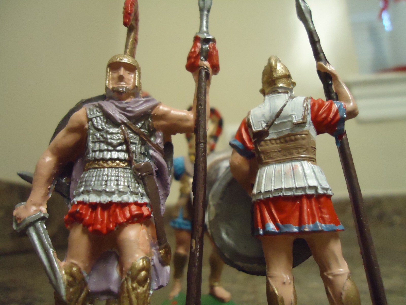 greek toy soldiers 1/30 5 figures | eBay