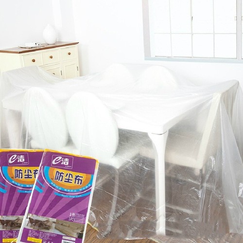 Protective sheet Cover Waterproof Protection Transparent Dust Sheet ...