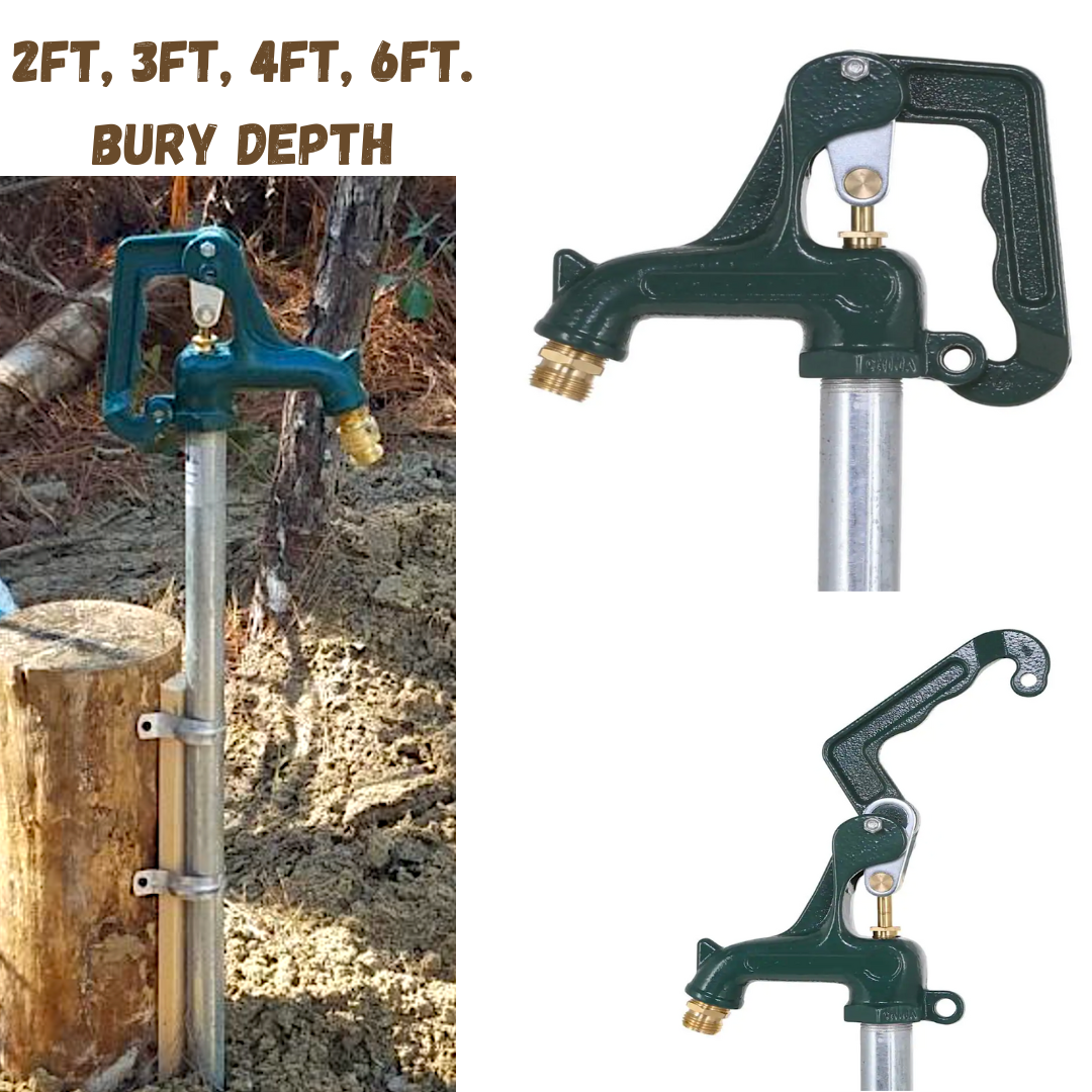 Freezeless Yard Hydrant Yard Hydrant Made Easy™ Never Dig Up An