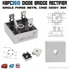 2pc Bridge Diode Rectifier MB3510 3510 35A 1000V GW Taiwan ( KBPC3510 ...