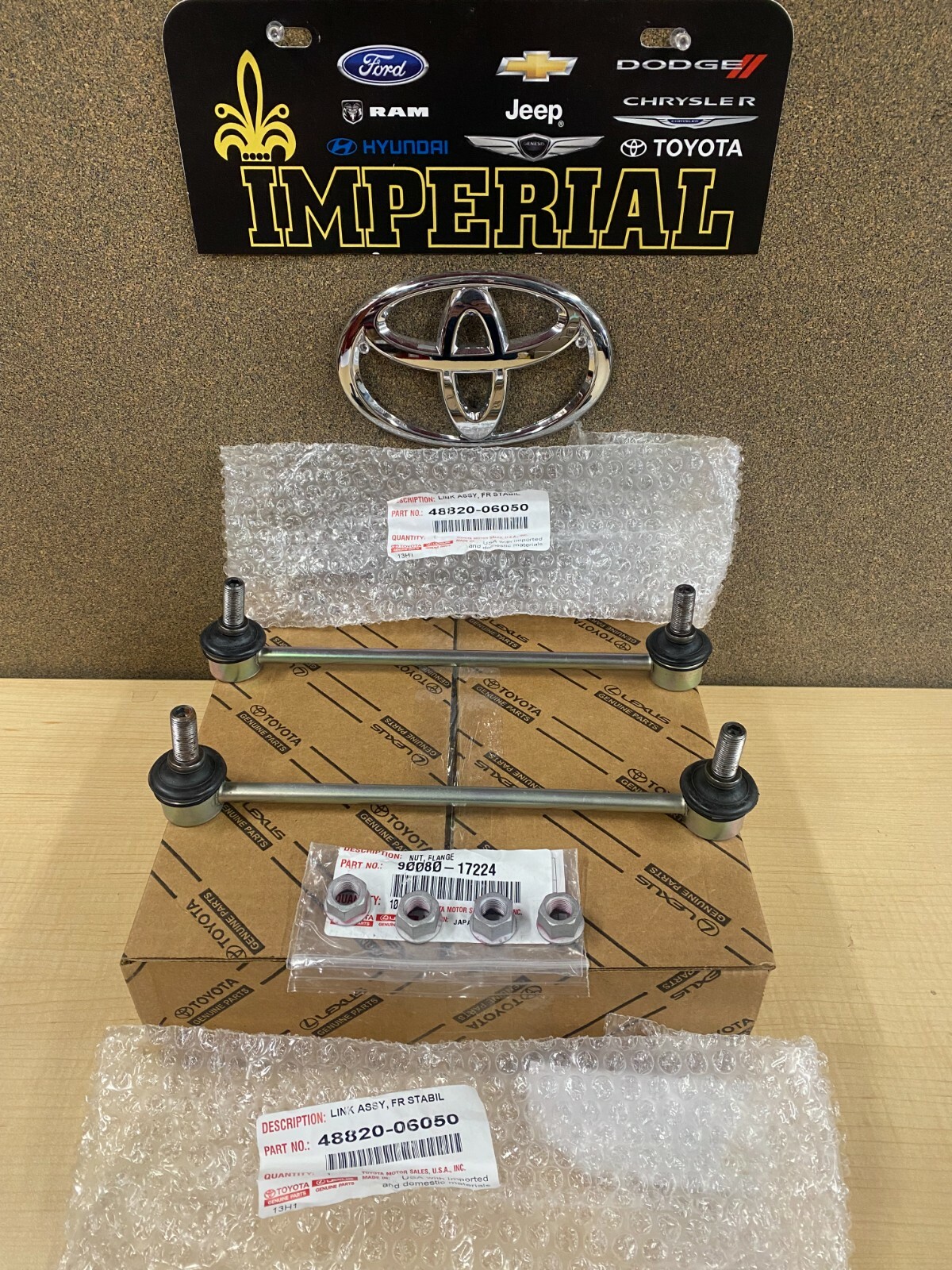 2007-2014 TOYOTA CAMRY GENUINE OEM FRONT STABILIZER SWAY BAR LINKS ...