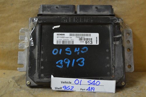 P30614913 VOLVO S40 V40 2001-03 Engine Control Unit ECU Module 419 9G2 ...