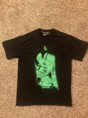 Mowalola T shirt [Black with Glowing Mowalola Face] | eBay