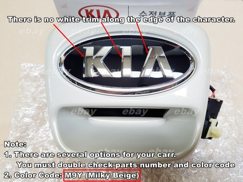 Tail gate Handle In Milky Beige For KIA Morning Picanto 2011-2014 ...