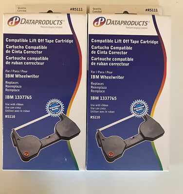 2 Dataproducts Lift Off Tape Cartridge For IBM Wheelwriter R5110 FOR ...