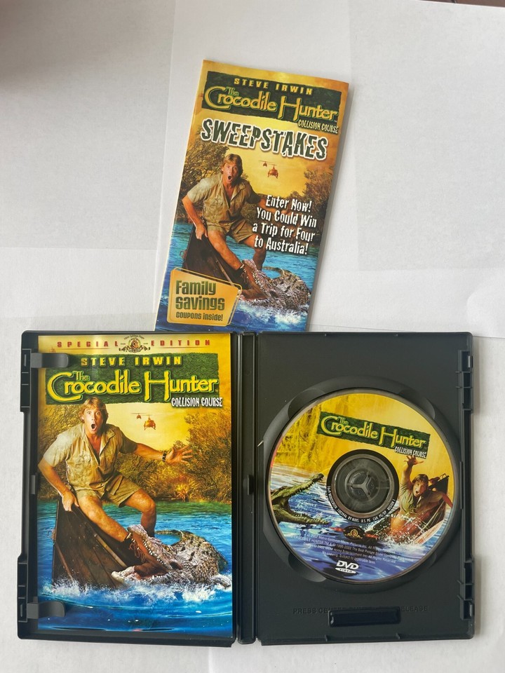 The Crocodile Hunter: Collision Course DVD Steve Irwin's Wildlife ...