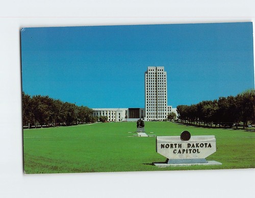 Postcard Pioneer Family State Capitol Grounds Bismarck North Dakota USA ...