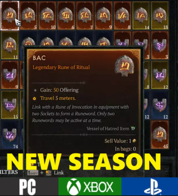 DIABLO 4💥SEASON 10💥BAC RUNES x6 pcs (PM me if custom quantity) | eBay