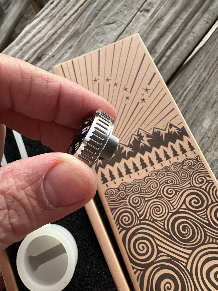 NEW BRUSHED Silver Prometheus Design Werx (PWD) Wrist Compass ...