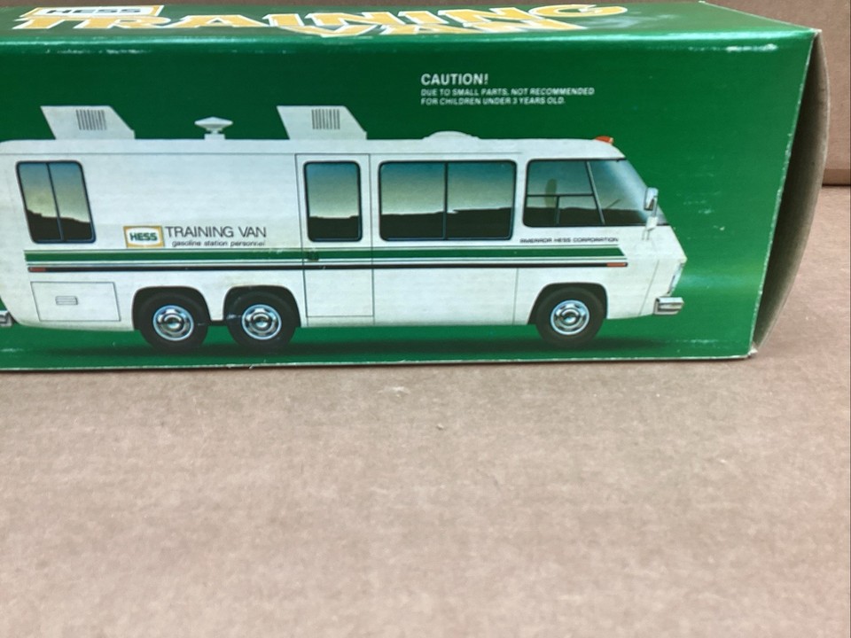 VINTAGE 1970-1980 HESS TRAINING VAN COMPLTE IN ORIGINAL BOX | eBay