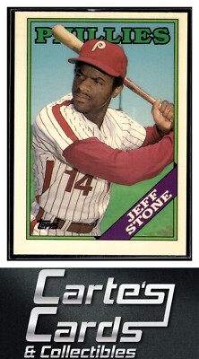 Jeff Stone 1988 Topps Tiffany #154 Philadelphia Phillies | eBay