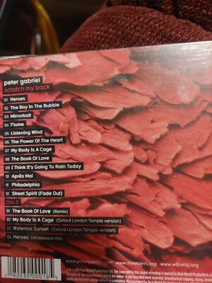 Scratch My Back [Special Edition] by Peter Gabriel (CD, Mar-2010, 2 ...