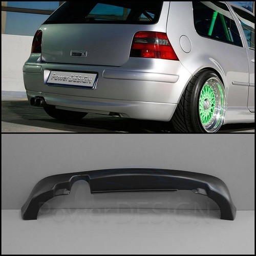 Rear Bumper Spoiler Lip for VW GOLF 4 MK4 25th ANNIVERSARY ABS Plastic ...