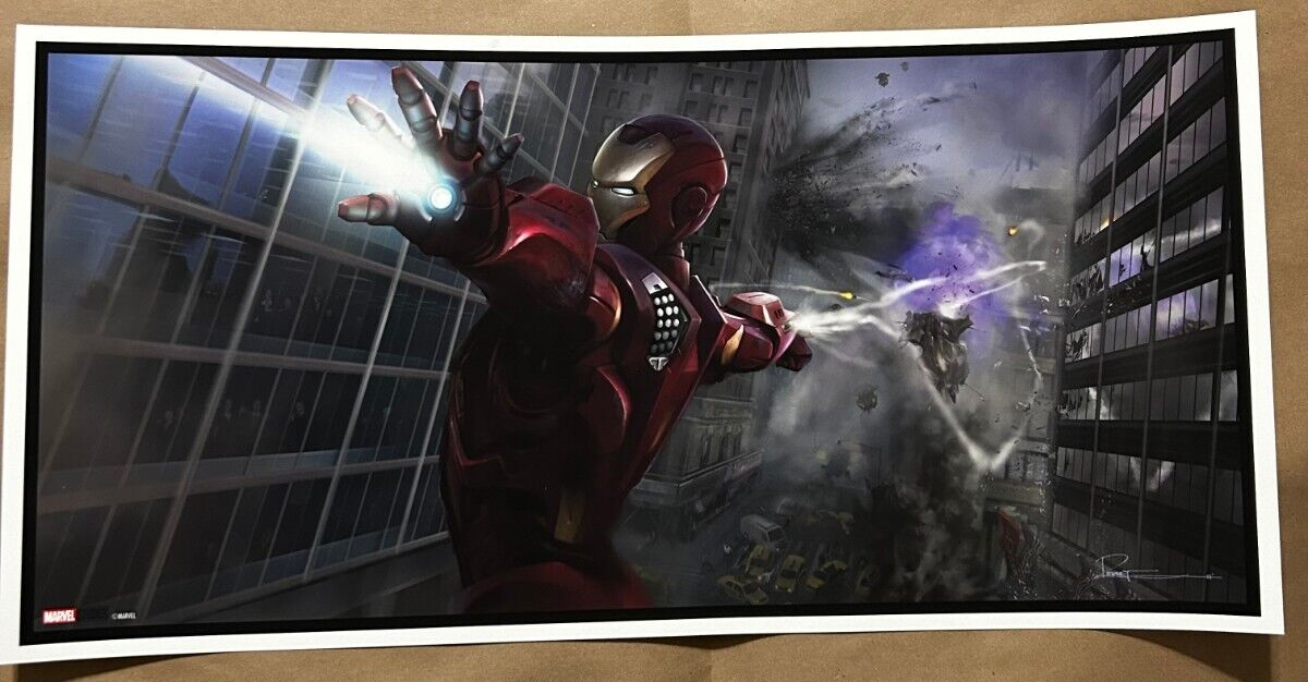 Rodney Fuentebella Marvel MCU Iron Man 12x24 Concept Art Giclee Print ...
