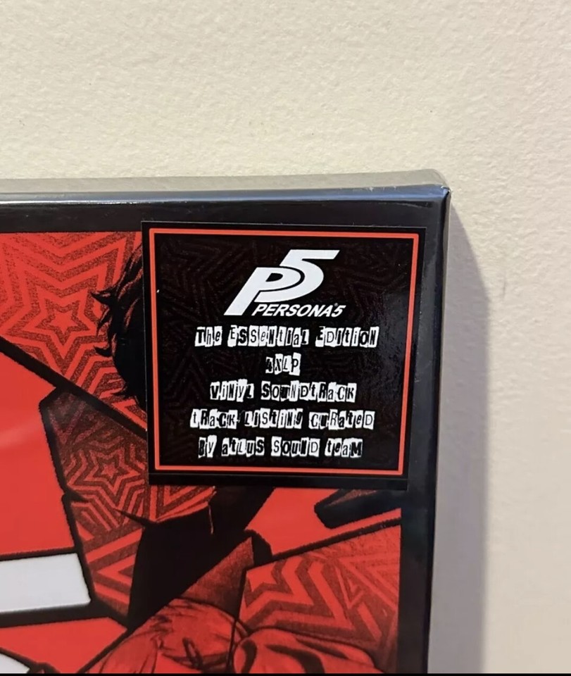 Persona 5 Video Game Soundtrack The Essential Edition Vinyl 4xLP Box ...