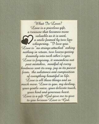 LOVE Priceless GIFT Sweethearts HUSBAND Treasure WIFE Joy verses poems ...