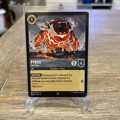 Disney Lorcana Inklands Pyros Lava Titan - RARE - 187/204 | eBay