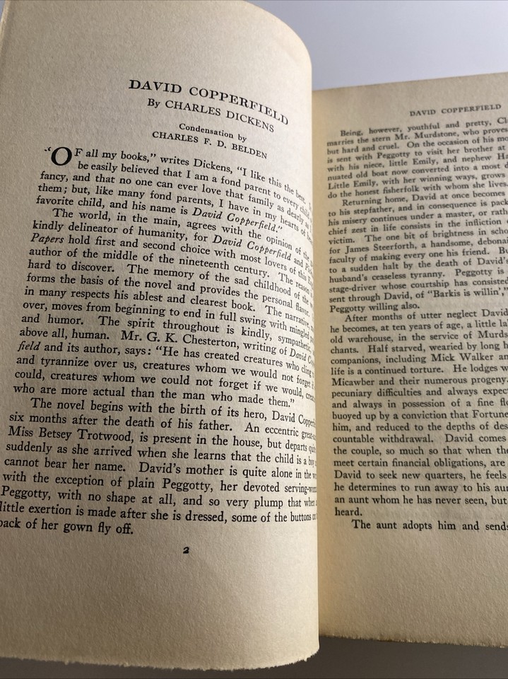 One Hundred World's Best Novels Condensed, Grozier Blue Ribbon Books ...