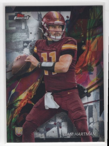 #68 Sam Hartman 2024 Finest RC Washington Commanders | eBay