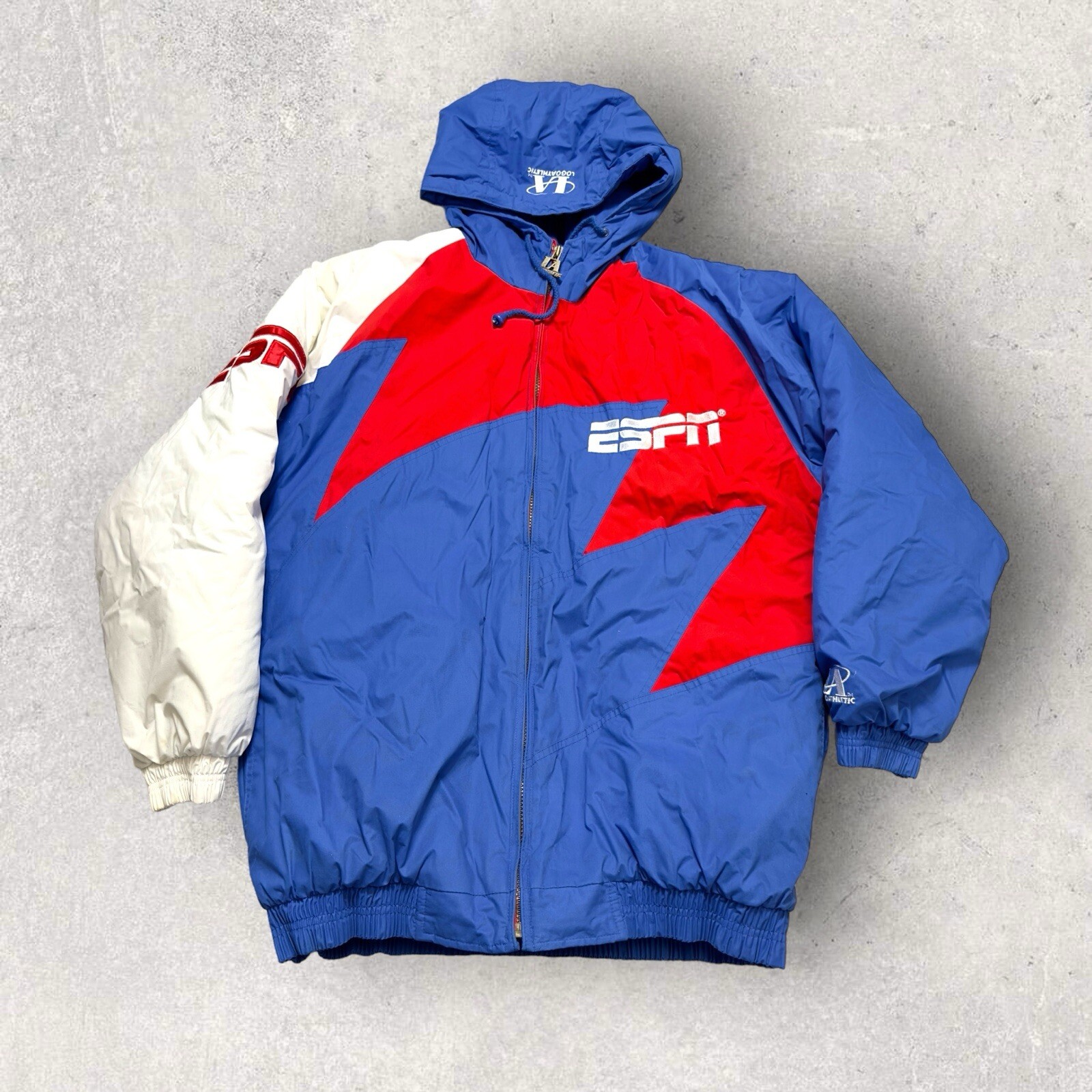 Vintage Logo Athletic ESPN Sharktooth Jacket 1990s La… - Gem