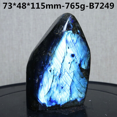 B7249-Rare Natural Labradorite Quartz Freeform Crystal Mineral specimen ...