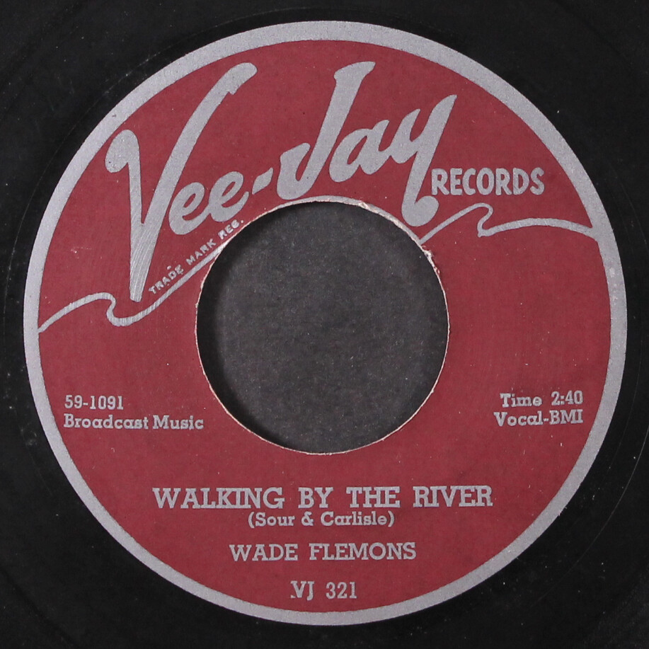 WADE FLEMONS: slow motion / walking by the river VEE-JAY 7" Single 45 ...