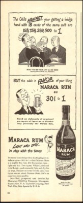 1947 vintage beverage AD MARACA RUM Puerto Rico (122017) | eBay