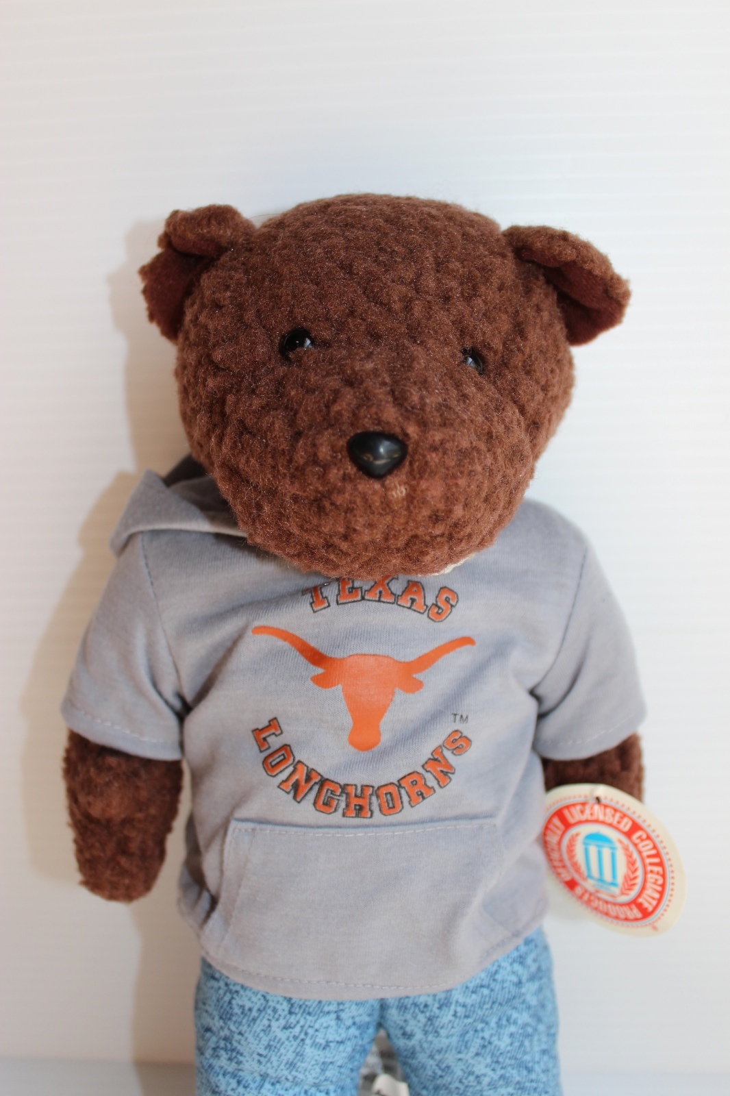 NWT UT Texas Longhorns Stuffed Plush BEAR with hoodie Officially ...