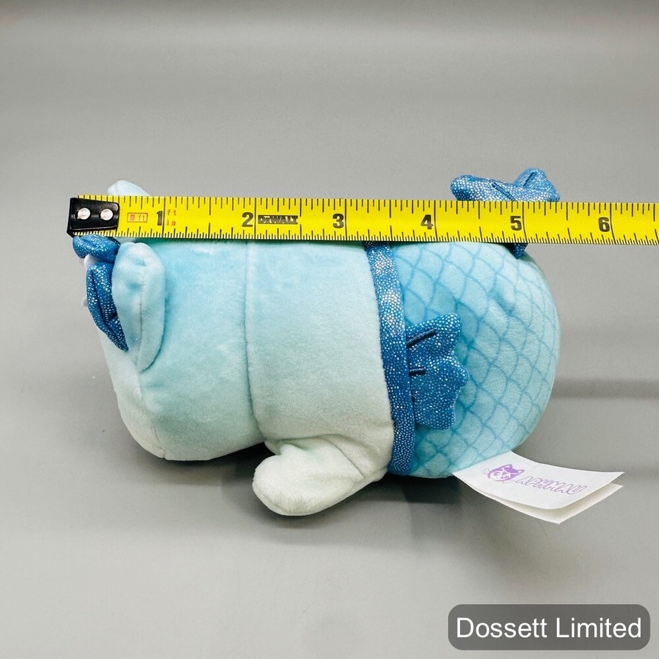 Aphmau MeeMeow Sparkle Mermaid Cat Plush 6" 2023, Blue | eBay