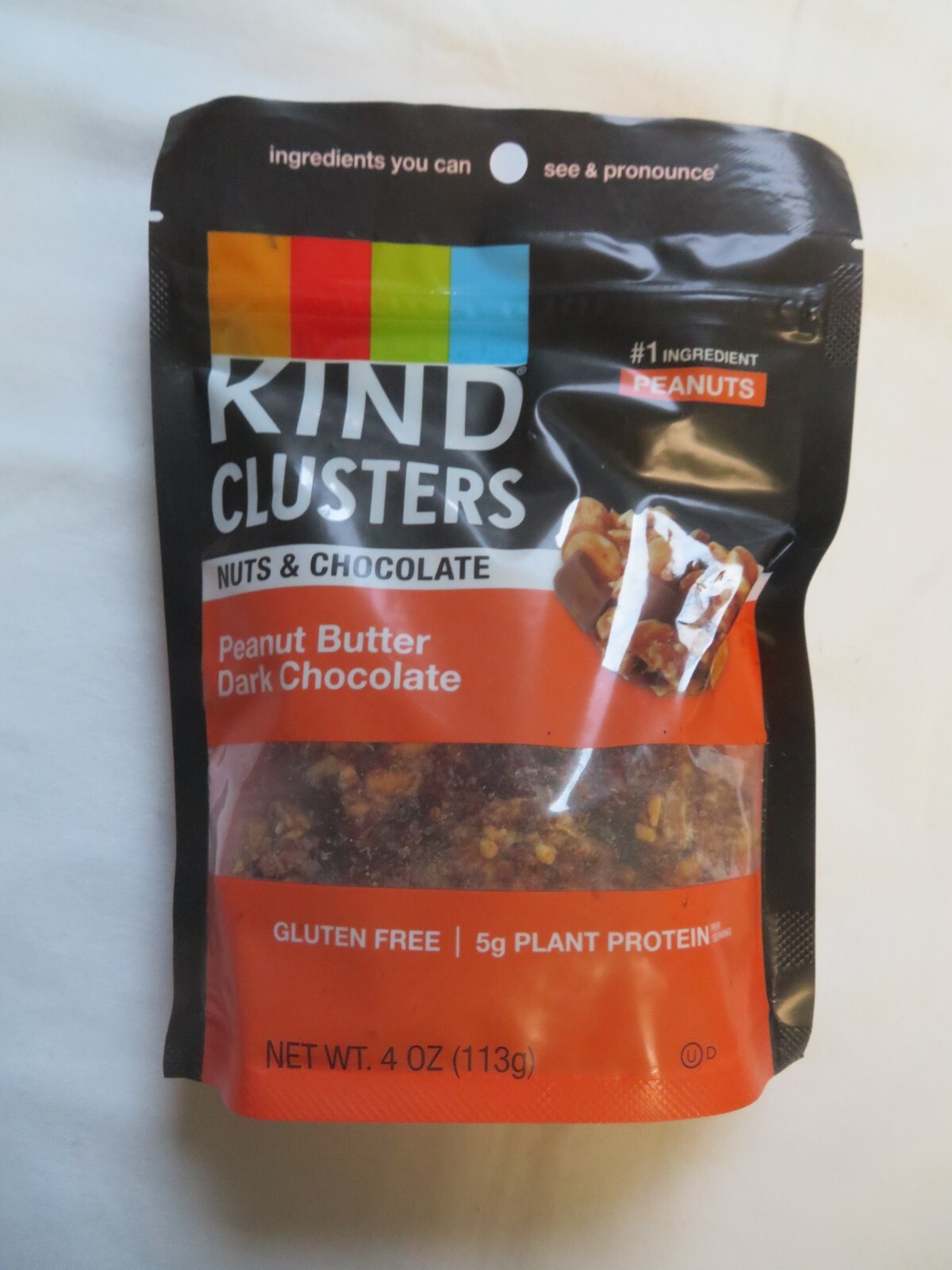 (1) Bag Of Kind Dipped Clusters Peanut Butter Dark Chocolate 4 Oz | eBay