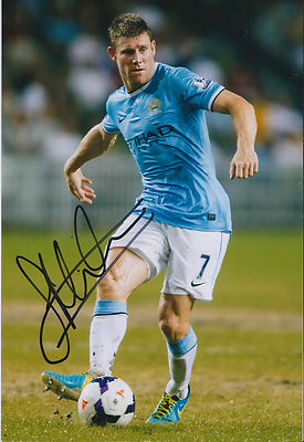 James MILNER Signed 12x8 Photo + Dealer COA Autograph Manchester City ...