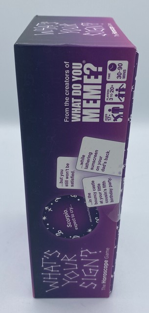 What’s Your Sign? The Horoscope Game - What Do You Meme Creators ...