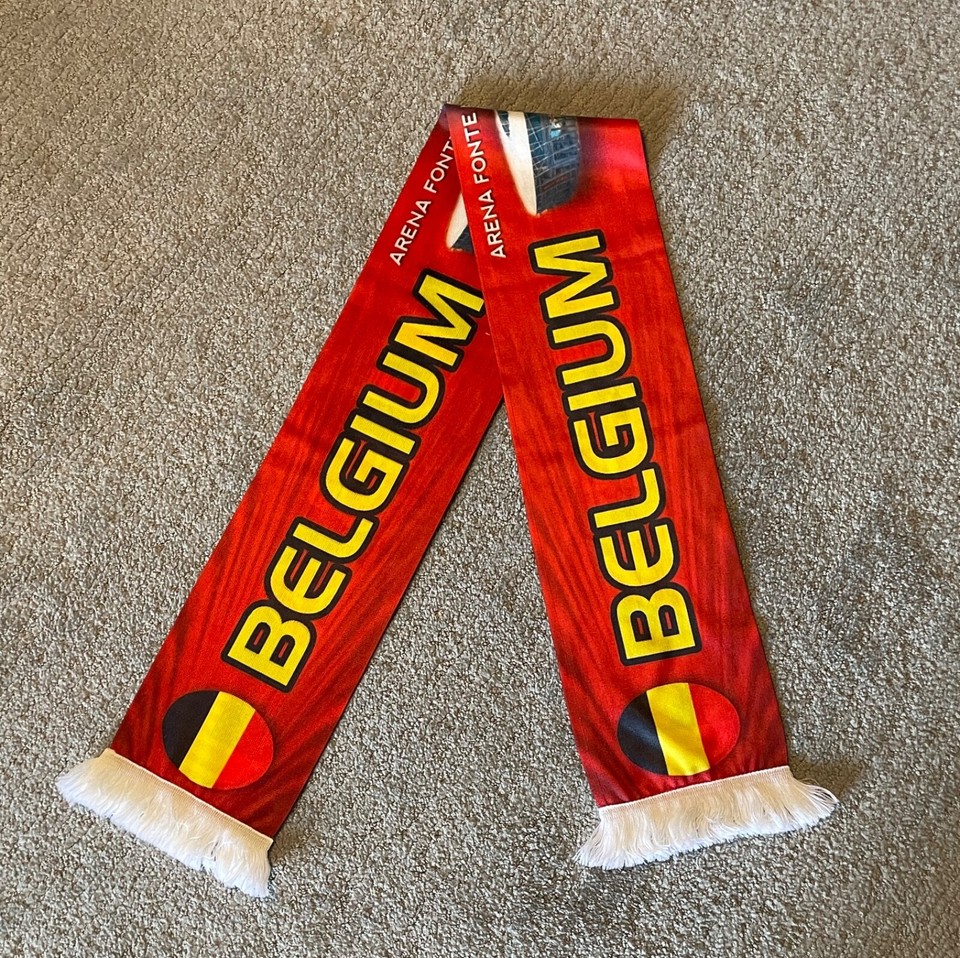 USA Belgium 2014 FIFA World Cup round of 16 match scarf USMNT US Soccer ...