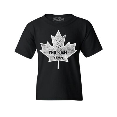 Canada Leaf The EH Team Canadian Pride Youth's T-Shirt Canada Shirts | eBay
