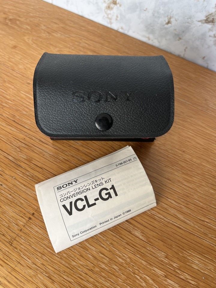Sony Conversion Lens Kit VCL-G1, 5 Pc + Case for Sony CCD-G1 Video ...