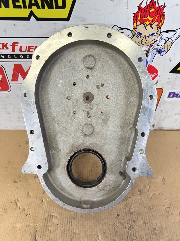 MOON BBC BIG BLOCK 454 V-8 CHEVY FUELIE FINNED TIMING COVER VINTAGE | eBay