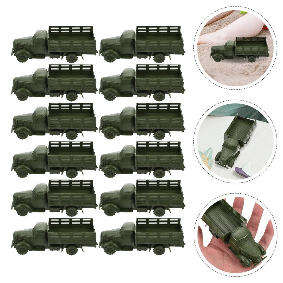 12 Pcs Truck Toy Sand Table Kids Plaything Interesting Children ...