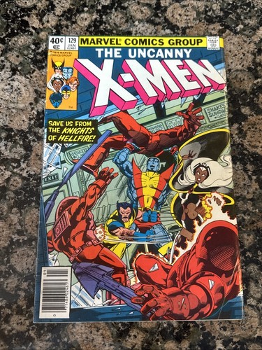 Uncanny X-Men #129 Newsstand (Marvel 1980) 1st Kitty Pryde 1st Emma ...